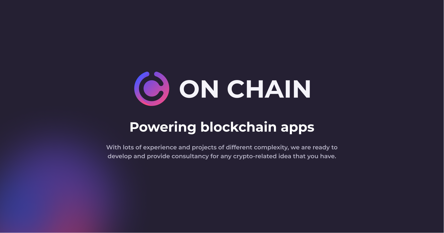 OnChain: Leading Crypto and Blockchain Development Company